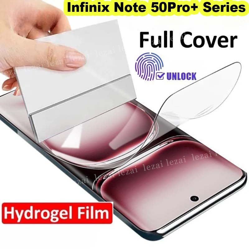 2-4 ชิ้นฟิล์มไฮโดรเจลเต็มInfinix Note50 Note 50 Pro Plus + 50Pro+ 50ProPlus Note50Pro+ Note 50X ...