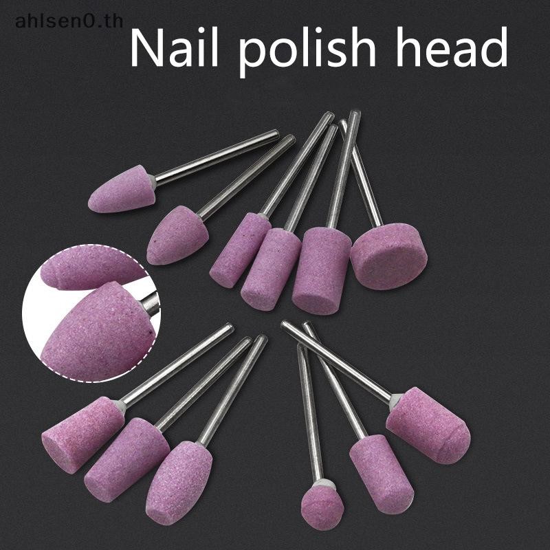 Ahlsen0 12 ชิ้นขัดขัดติดหินสําหรับเครื่องมือโรตารี่หินบดหัวล้อเครื่องมือ 2.35 มิลลิเมตร Shank ...