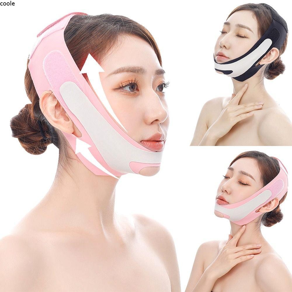 COOLE Cheek Lift Up Band Chin Up ลดคางคู่ Breathable Anti Wrinkle Face ...