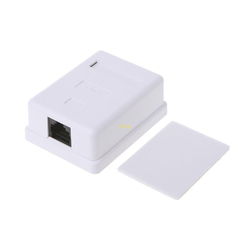 Btsg ข้อมูล Unshielded Single Port Desktop Mount Box Cat5e RJ45 HM-HB01 ...
