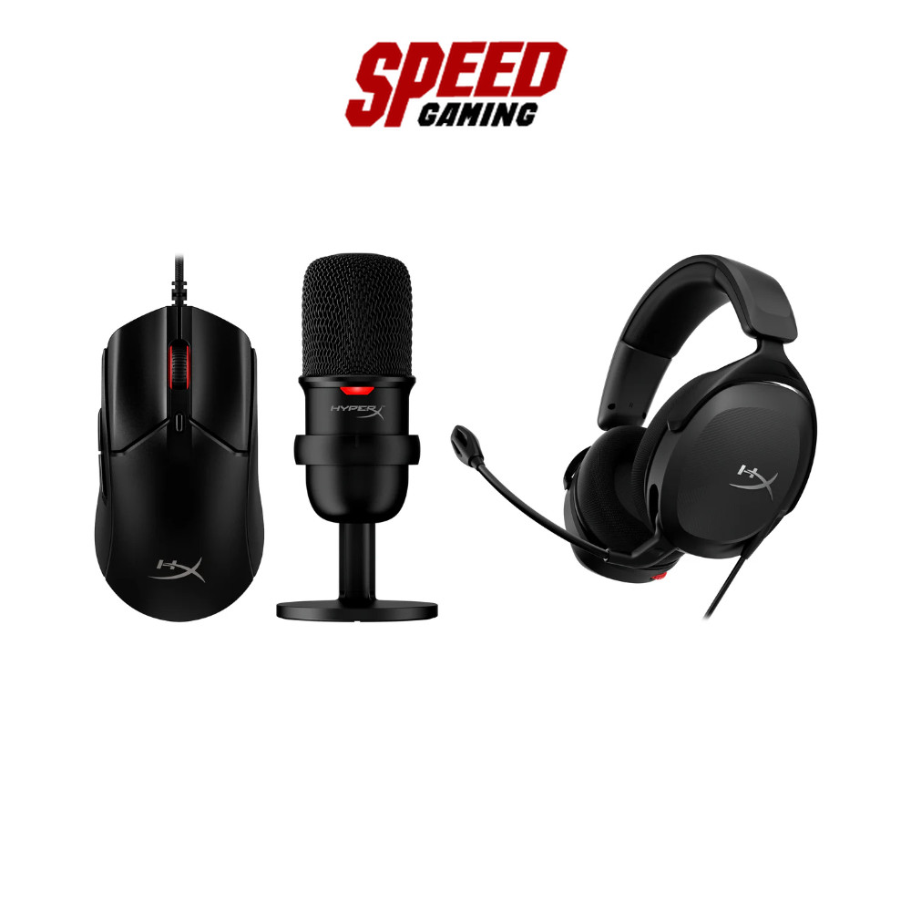 HYPERX Combo Set 4 | Pulsefire Haste 2 + Solocast + Cloud Stinger 2 Core | By Speed Gaming ...