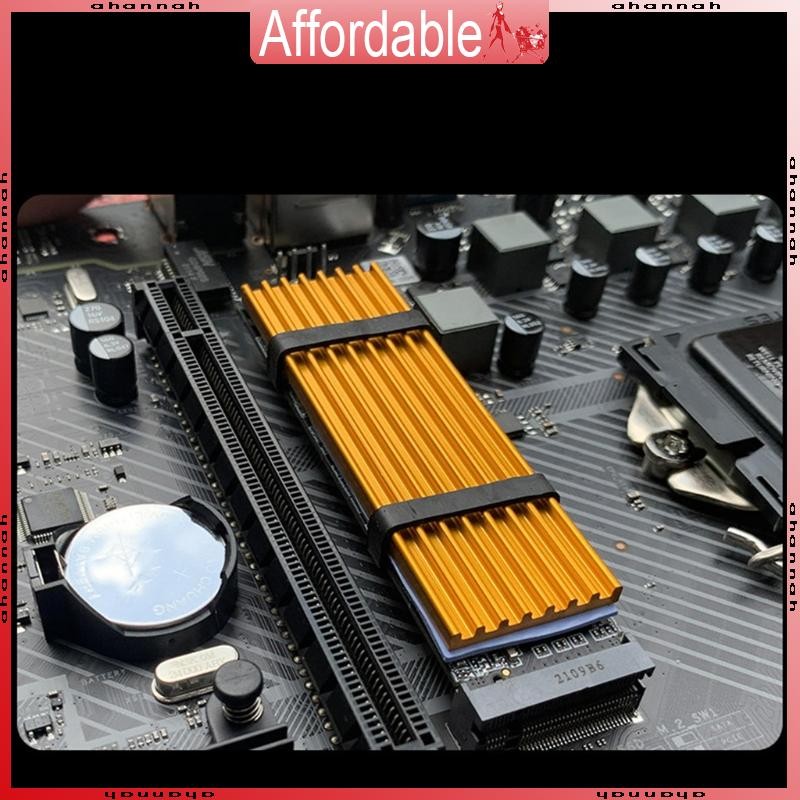 AH M2 Solid State Hard Drive ความร้อนอลูมิเนียม 70x22x6 มม. 2280 NVME ...
