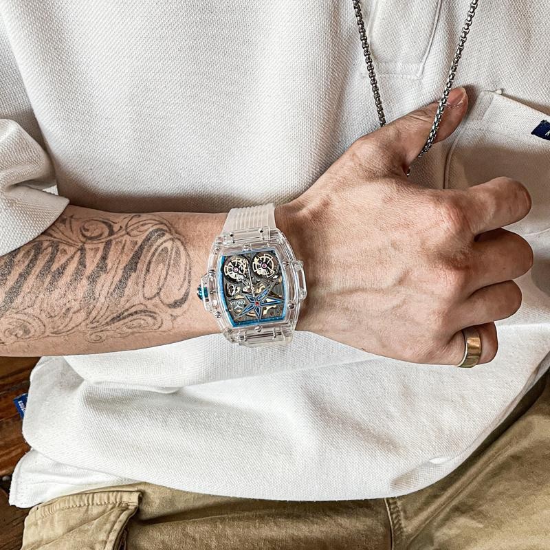 Gfd Johnson Richard Mechanical นาฬิกาชาย Wormhole Concept แบรนด์ผู้ชาย ...