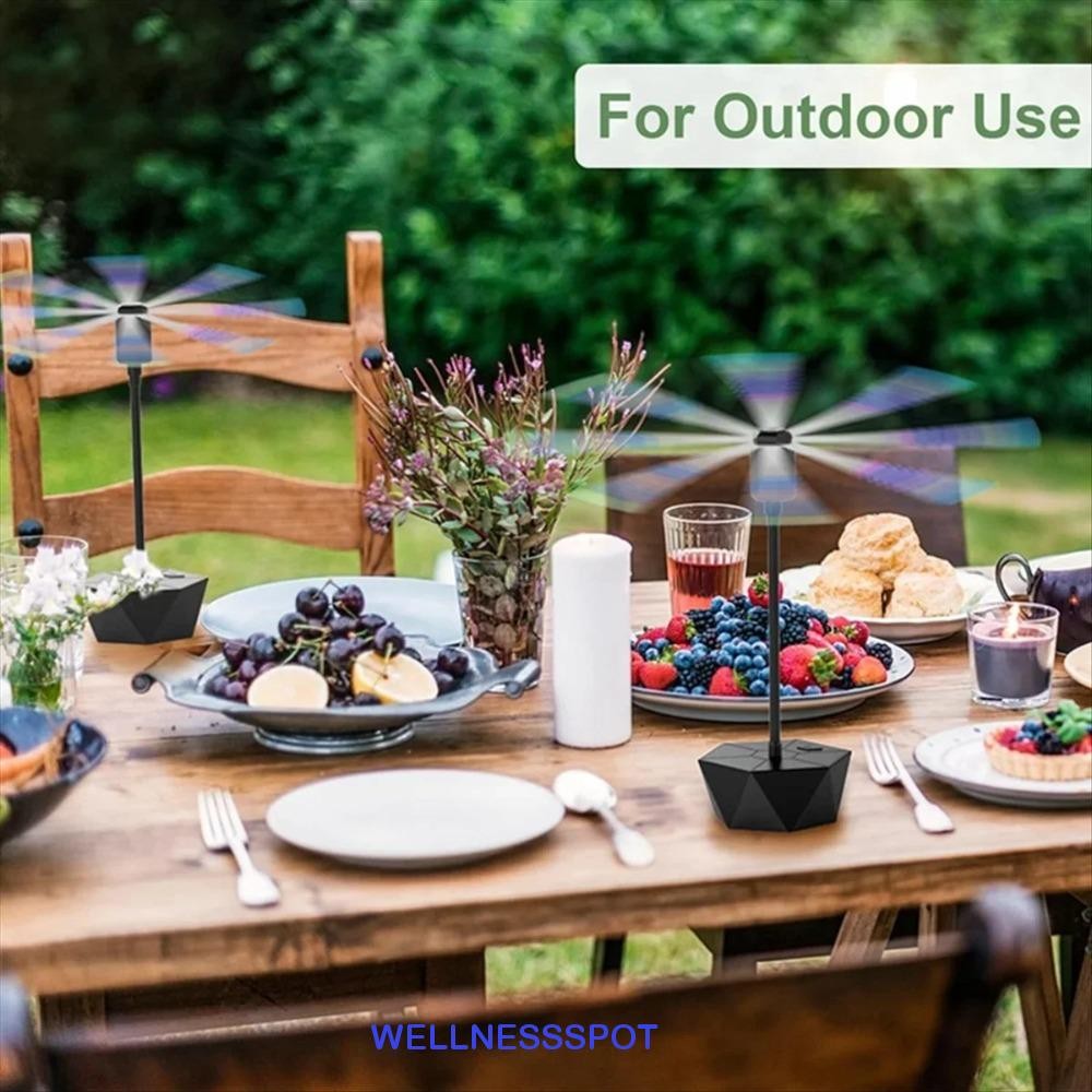 WELLNESSSPOT พัดลมไล่แมลงแบบ USB สามารถขับพัดลมไล่แมลงแบบแมลงวันพัดลมบินอเนกประสงค์ที่ปลอดภัยแบบ ...