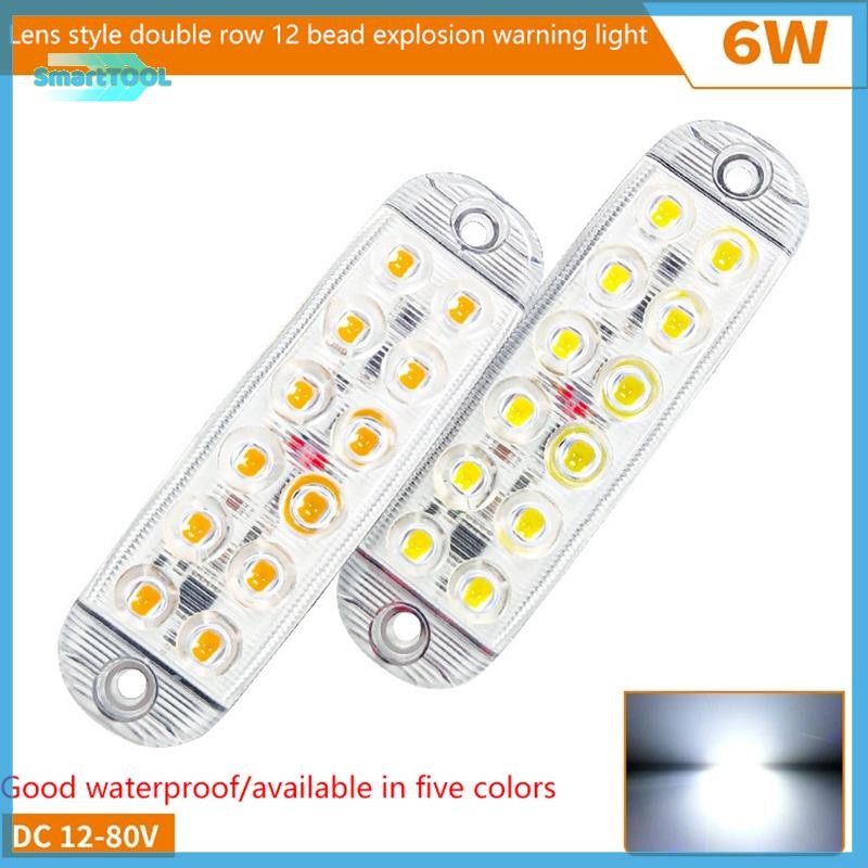 UTZN> 12 Led Strobe ไฟเตือนด้านข้าง Strobe Grille กระพริบ Lightbar ...