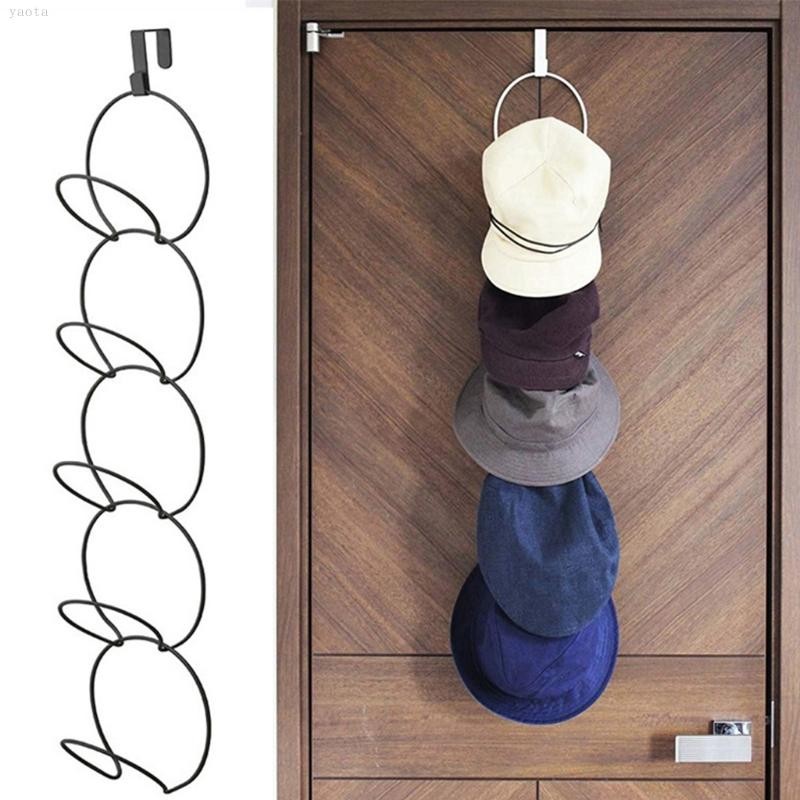 Yao Home Wall Room แขวนหมวกผู้ถือแร็คประตูตู้เสื้อผ้าแขวน Robe Hook ...