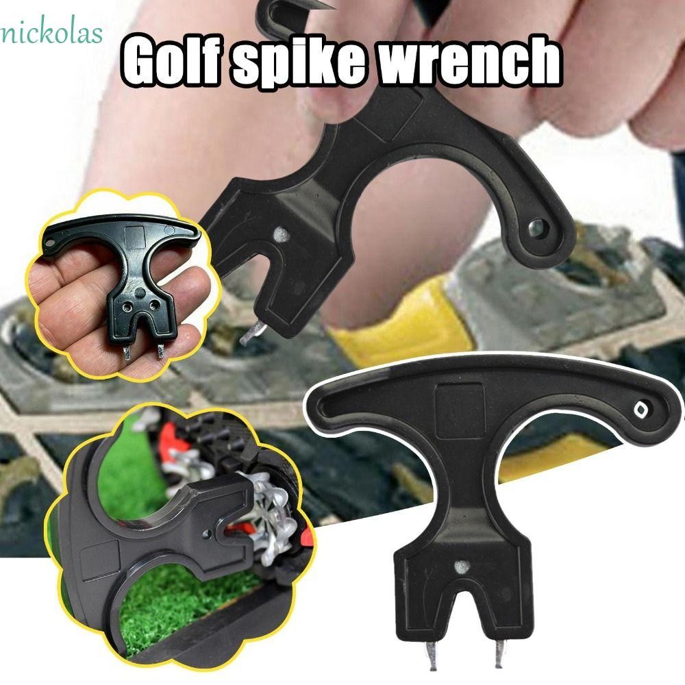 NICKOLAS ประแจแหลมกอล์ฟ ด้ามพลาสติกเปลี่ยนง่าย Golf Cleat Removal ...