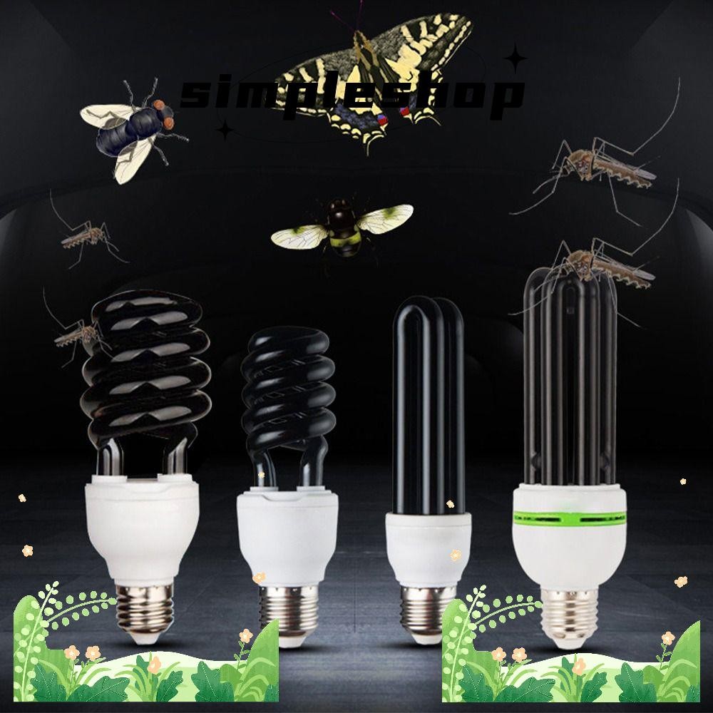 SIMPLESHOP ไฟ LED เกลียว รองรับ AC 220V UV Black Light, เรืองแสงเกลียว E27 CFL Bulb ดักแมลง ...