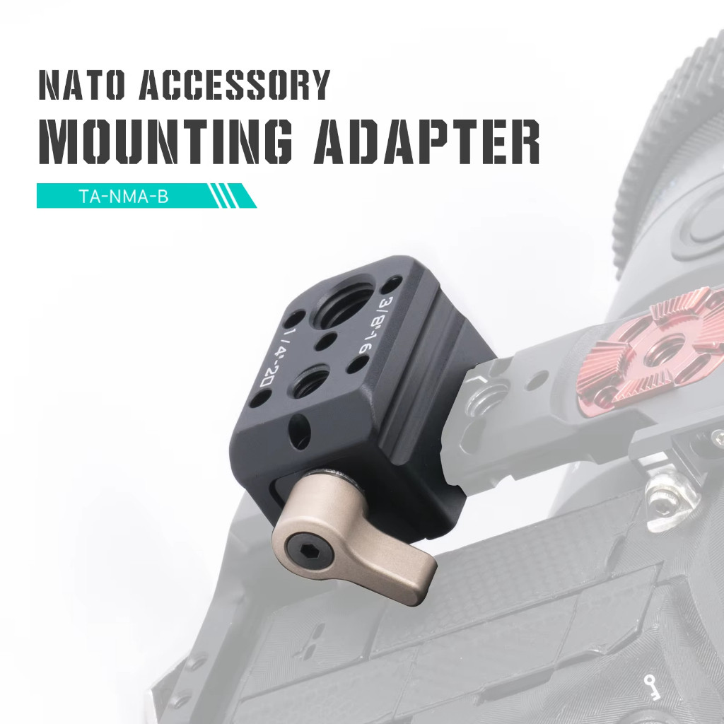 TILTA NATO อะแดปเตอร์ติดตั้งอุปกรณ์เสริม – สีดํา LIGHTWEIGHT SECURE MOUNTING TA-NMA-B | Shopee ...