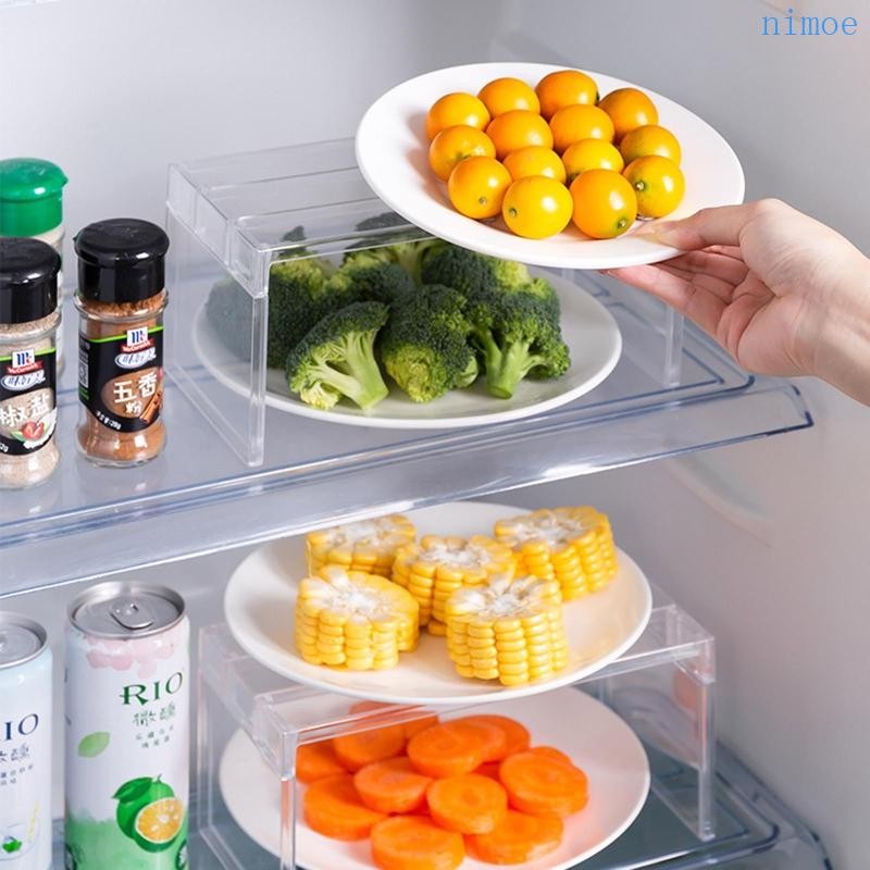 Nio Clear Divider Storage Rack Stackable Double Layer Transparent ...