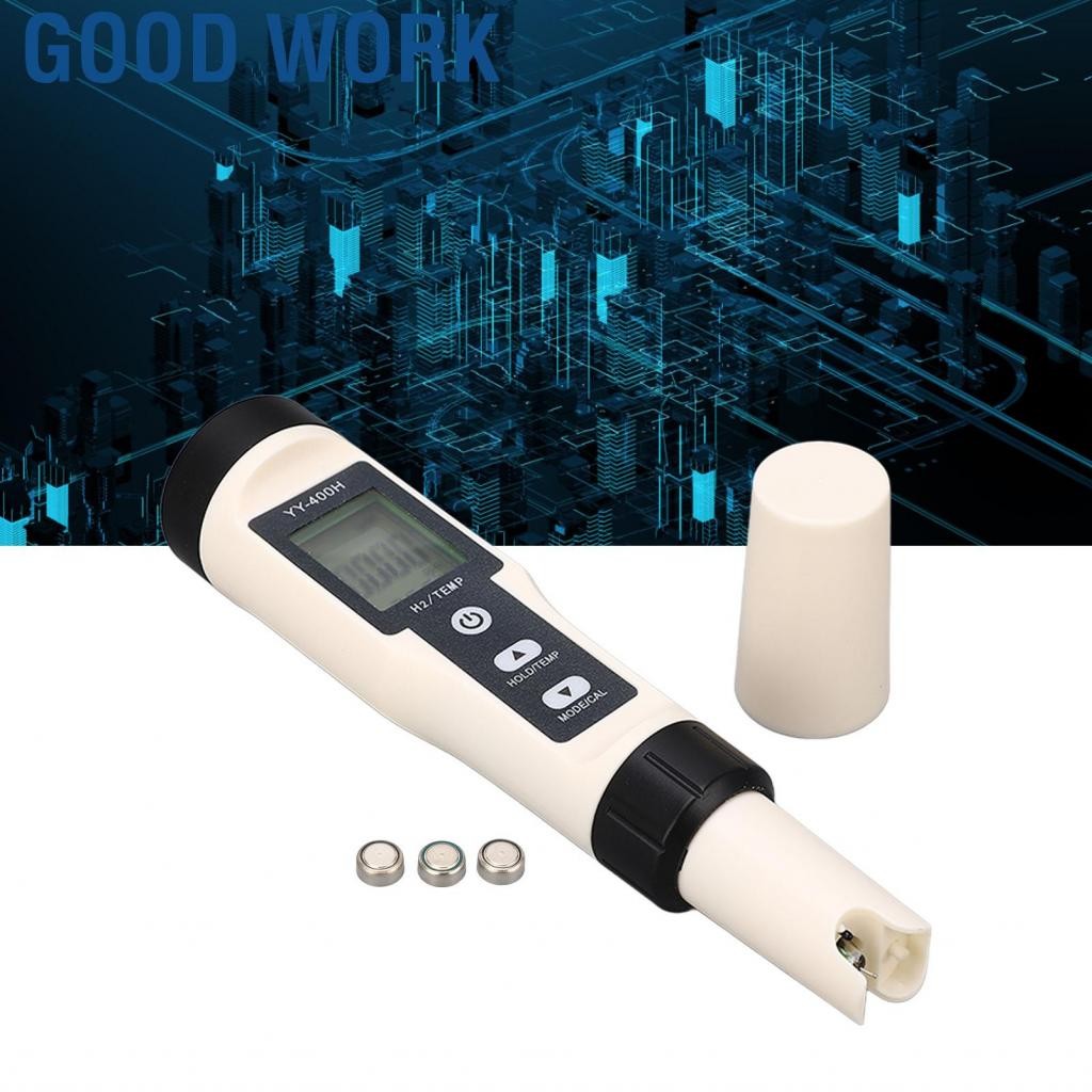 Good work H2 Meter Hydrogen Tester ทดสอบคุณภาพน้ำดิจิตอลปากกาทดสอบความ ...