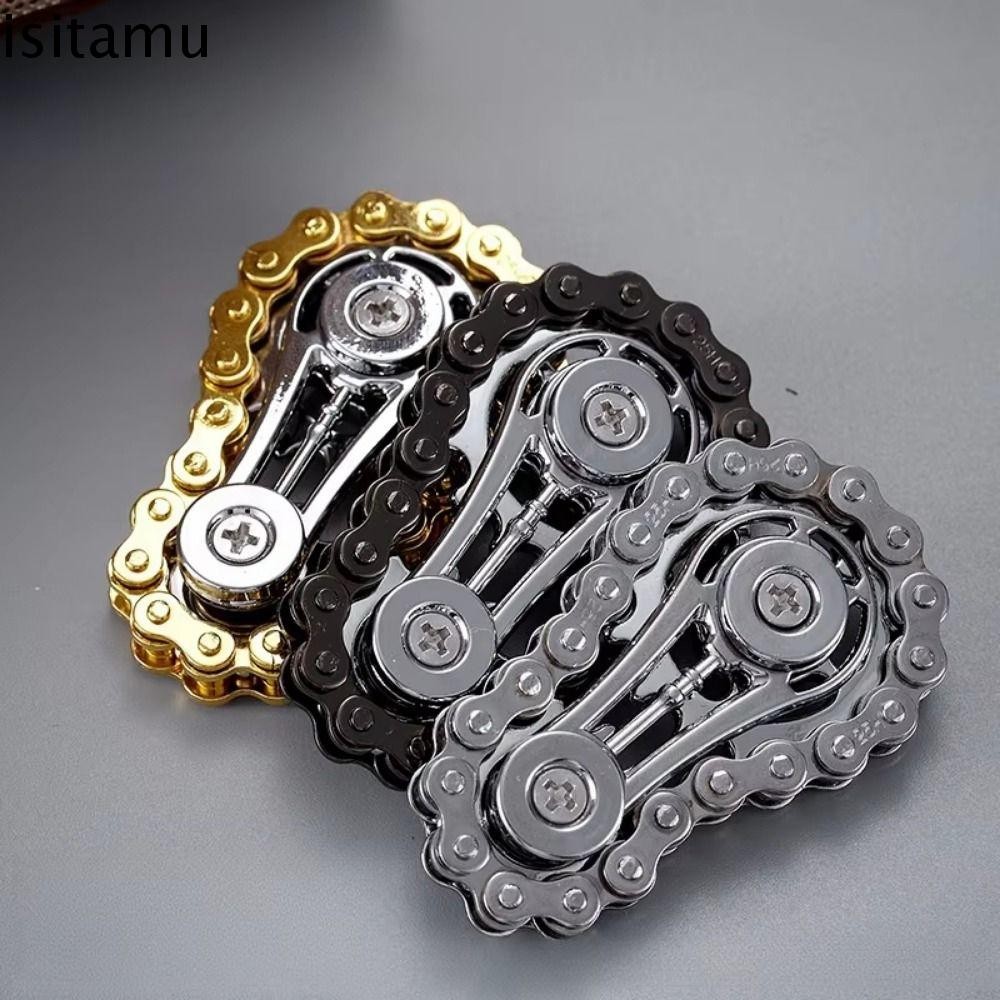 ISITAFT ปลายนิ้ว Gyro Mechanical, Spinning Top Chains เกียร์มือ Spinner ...