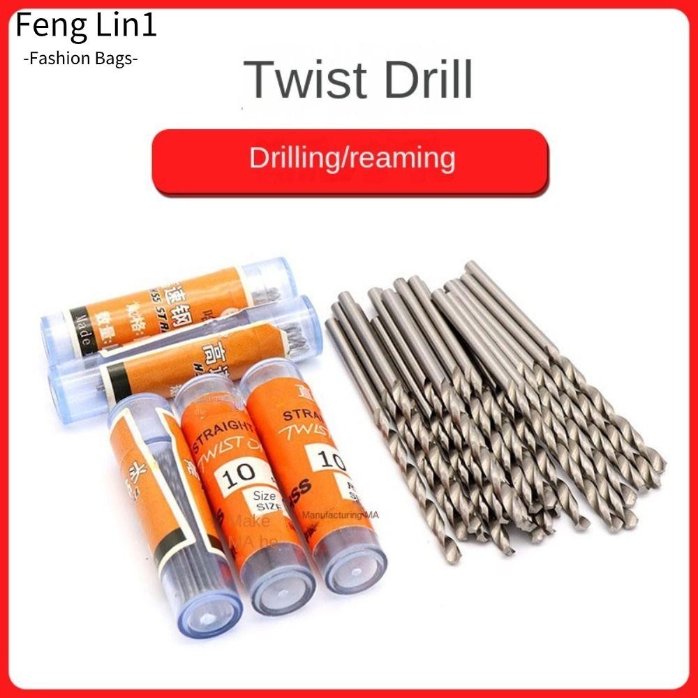 FENGLING ดอกสว่าน, ดอกสว่านบิดก้านตรงขนาดเล็ก, ไม้ดอกสว่าน HSS เหล็กความเร็วสูงมัลติฟังก์ชั่น ...