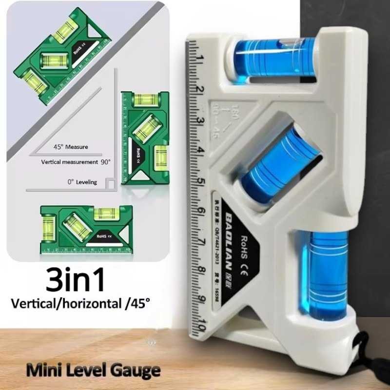 3in1 Mini Level Gauge ช่างไม้ Slope เครื่องมือวัด - 16598 | Shopee Thailand