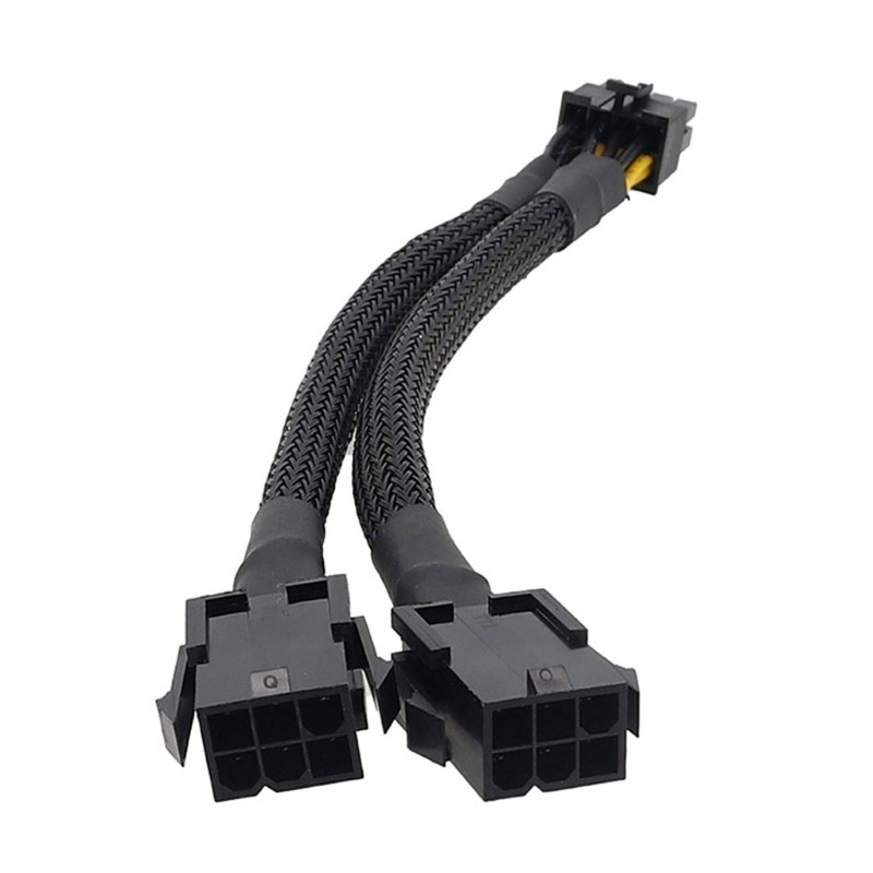 SAK Double 6 Pin Female to 8 Pin Male GPU Adapter Wire for Graphics ...