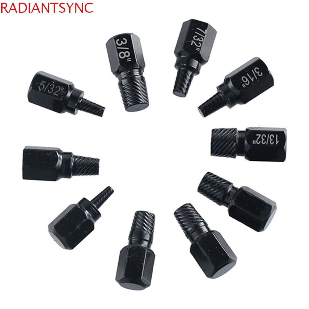 RADIANTSYNC 10 ชิ้นชุดสกรู, สกรู Bolt Demolish Bolt Extractor, Multi-Spline Easy Out Stripped ...