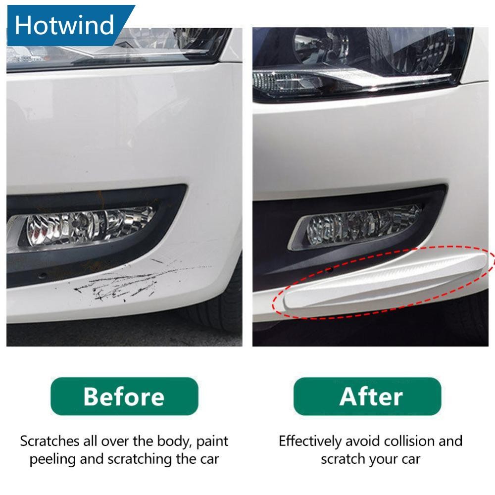 HW 2 ชิ้นรถกันชน Protector Strip Guard มุมแถบป้องกัน Scratch Protector ...