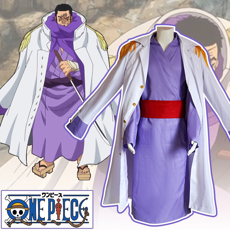อะนิเมะ ONE PIECE ทั่วไป Navy Justice Navy Fujitora ONE Smile คอสเพลย์ ...