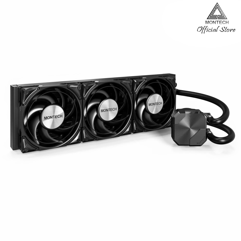 CPU LIQUID COOLER MONTECH HYPERFLOW SILENT 360 - BLACK | Shopee Thailand