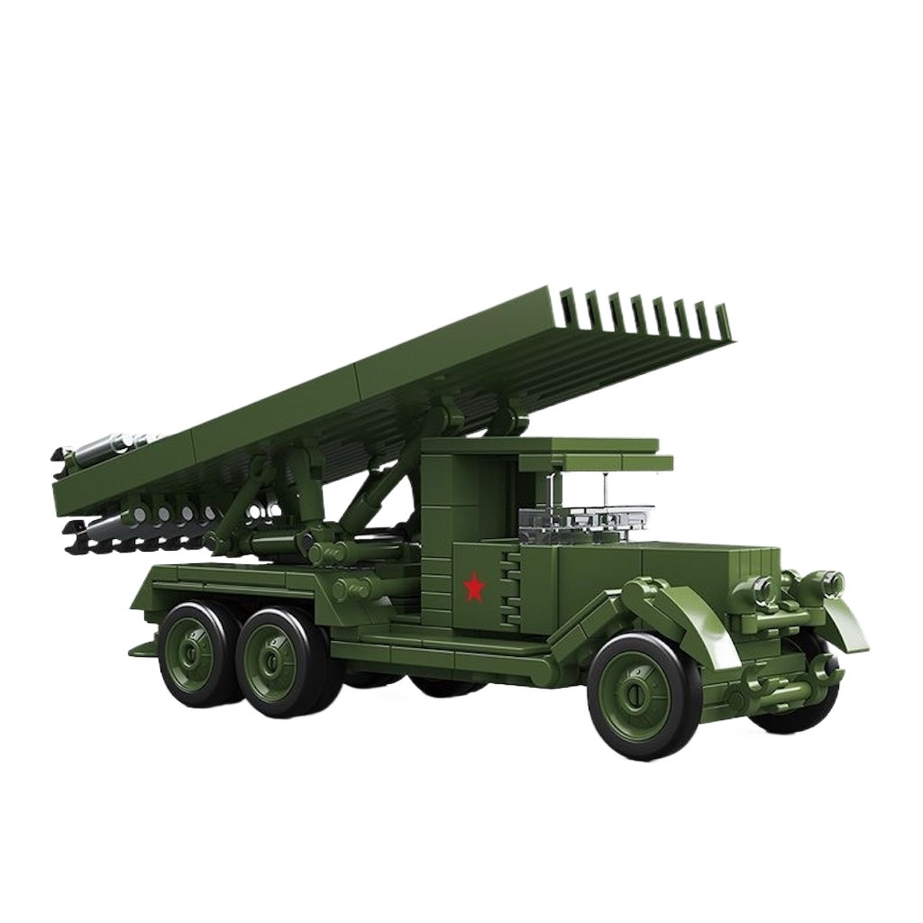 Mytopshop 324PCS MOC ZIS-6 BM-13 KATYUSHA Rocket Artillery ของเล่นเพื่อการศึกษา Building Block ...