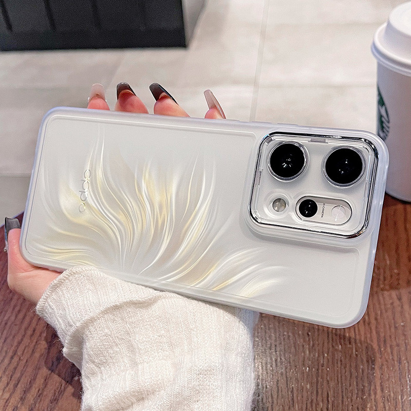 สําหรับ OPPO Reno 14 / Reno 14 Pro 5G Matte Clear Case พร้อมฝาครอบกล้อง ...