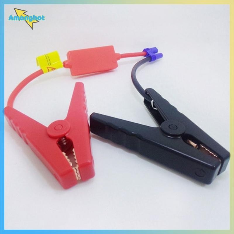 Amonghot> Car Jump Starter Connector สายตะกั่วฉุกเฉินแบตเตอรี่คลิปหนีบ ...
