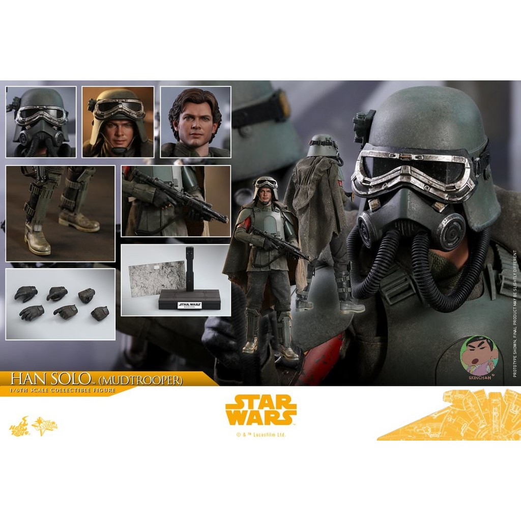 Hot Toys MMS493 Solo: A Star Wars Story – Hans Solo (Mudtrooper) 1/6th ...