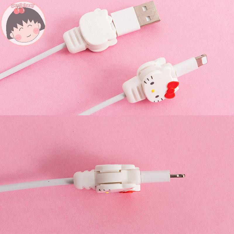 Gent 2 ชิ้นน่ารัก Sanrio Bite Cable Protector My Melody Cinnamoroll ...
