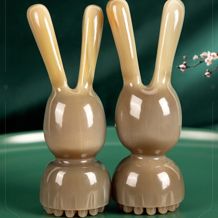 Yak Lotus Fluff Nasal Scraper Beauty สะพานจมูกขูด Tendon Stick กระต่าย ...