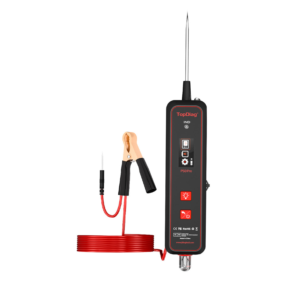 Winn TopDiag p50pro เครื่องทดสอบวงจรยานยนต์วงจรไฟฟ้า Probe Tester Mini ...