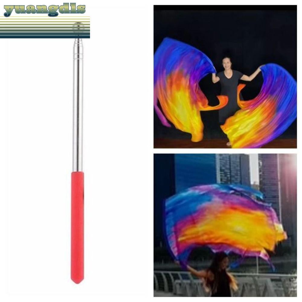 YUANG ธงครึ่งวงกลม,หลากสีน้ําหนักเบา Belly Dance อุปกรณ์เสริม Props ...