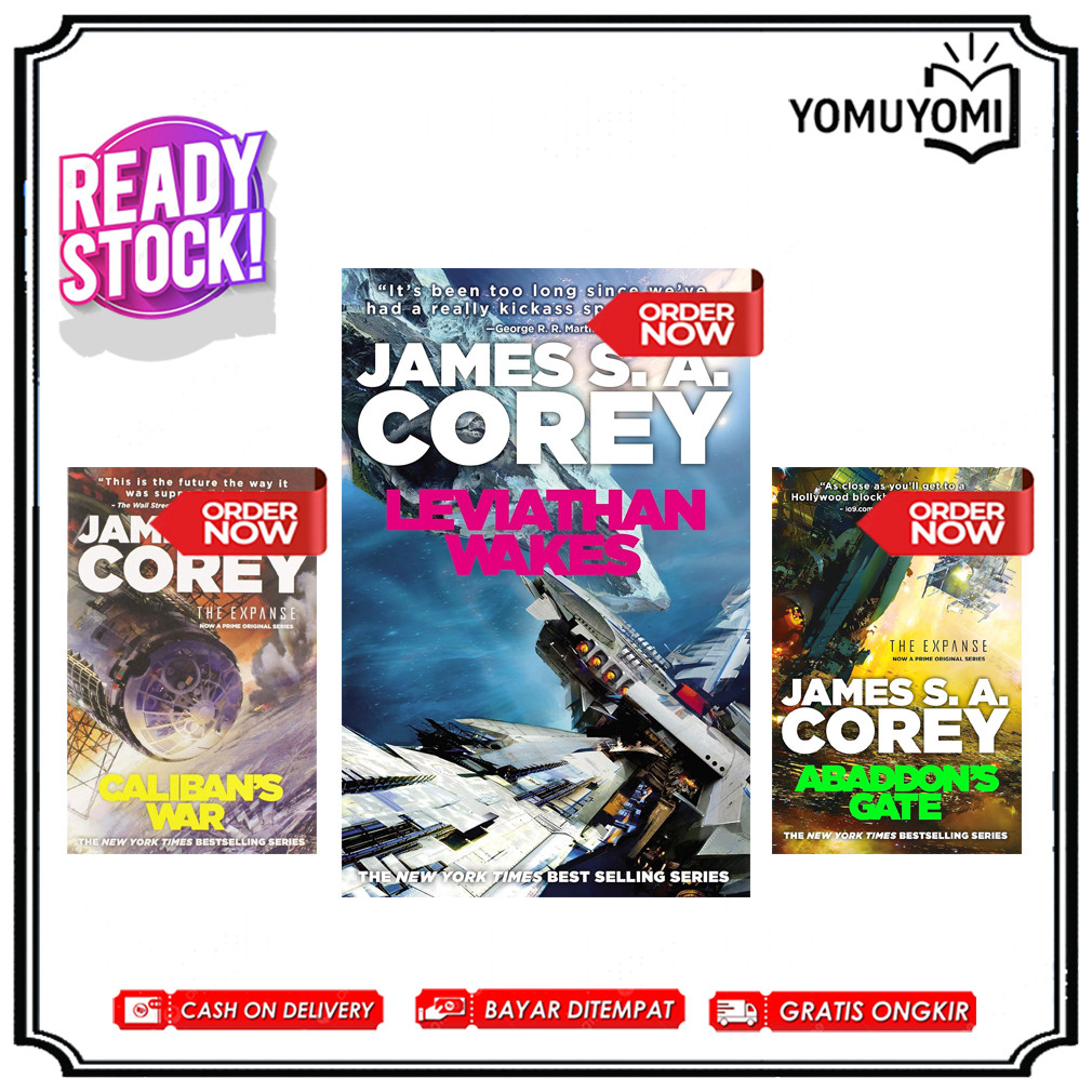 The Expanse (ซีรีส์ 9 เล่ม) Leviathan Wakes | สงครามของ Caliban | Leviathan Falls By James S. อ. ...