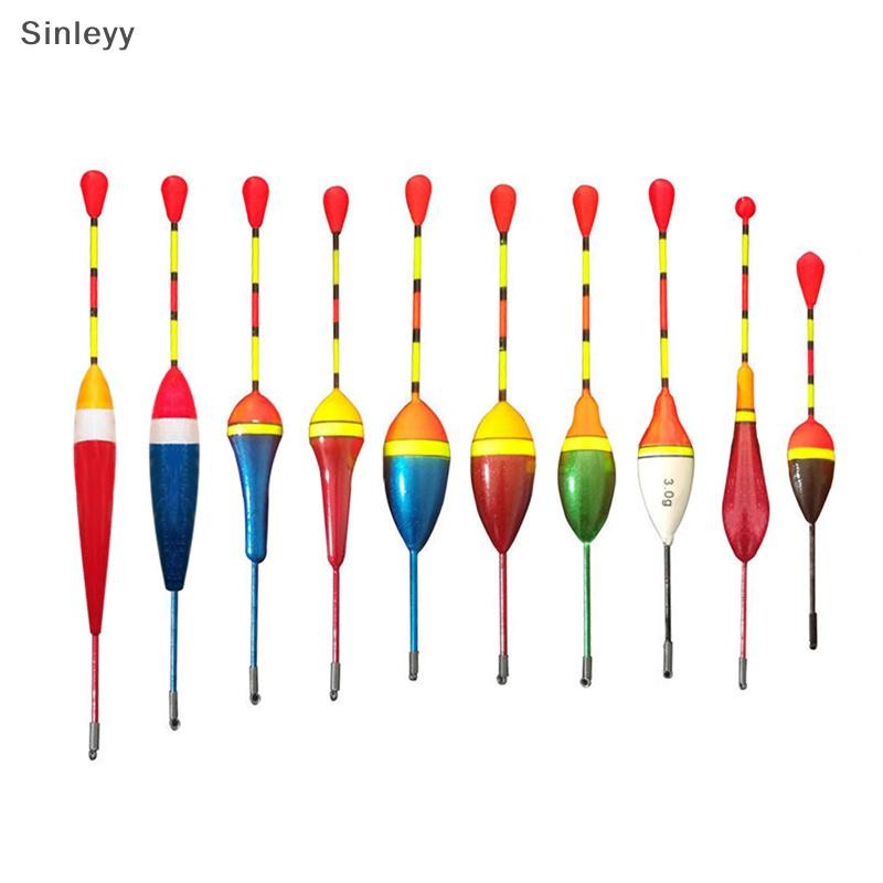 NLE 10 ชิ้น/ล็อต ทุ่น Bobber และ Stick Floats สำหรับตกปลา ผสมสี พร้อมอุปกรณ์เสริม N | Shopee ...