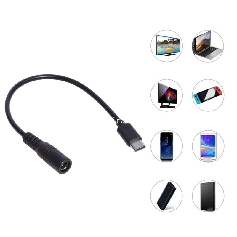 MT DC 5 5x2 1 หญิง Type-C ชายสาย 5521 Power Jack DC Power Conector 5 ...