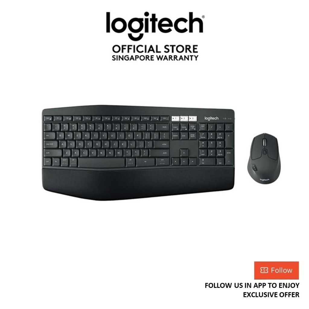 Logitech MK850 Performance MultiDevice Bluetooth Keyboard & Mouse Combo ...