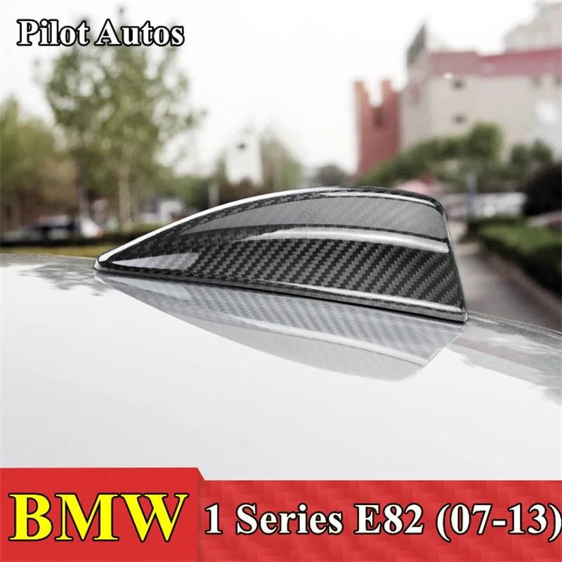 หลังคารถสัญญาณ Shark Fin เสาอากาศคาร์บอนแท้สําหรับ BMW 1 Series E82 2007 2008 2009 2010 2011 ...
