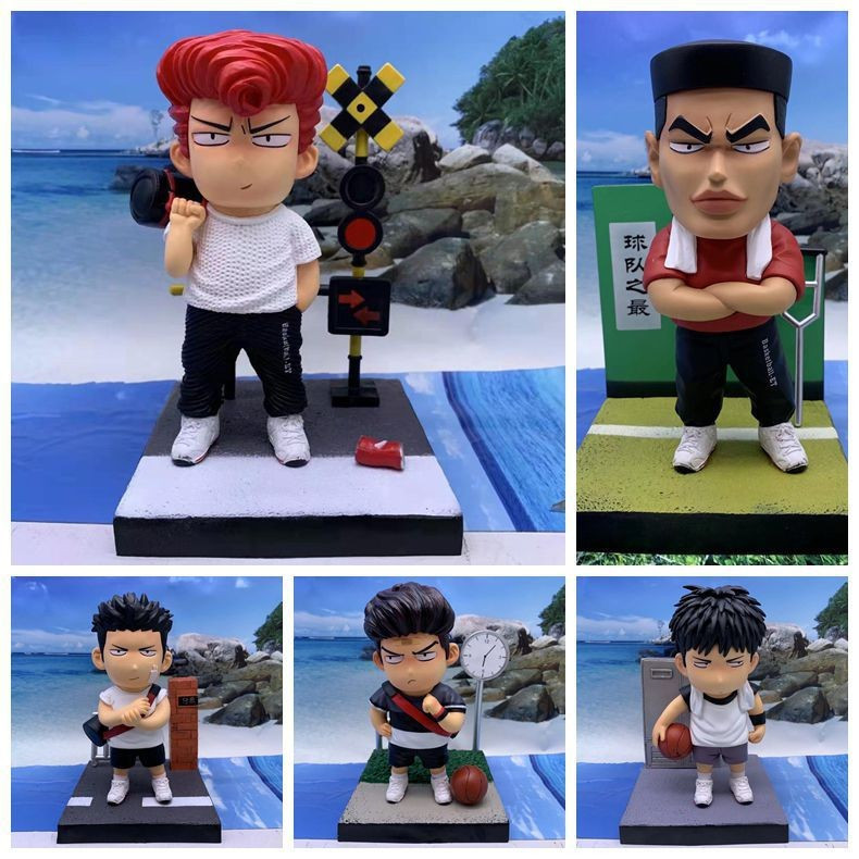 รุ่น Q Slam Dunk Master Xiangbei ห้าเสืออินเทรนด์หัวใหญ่ Mitsui Shou ...