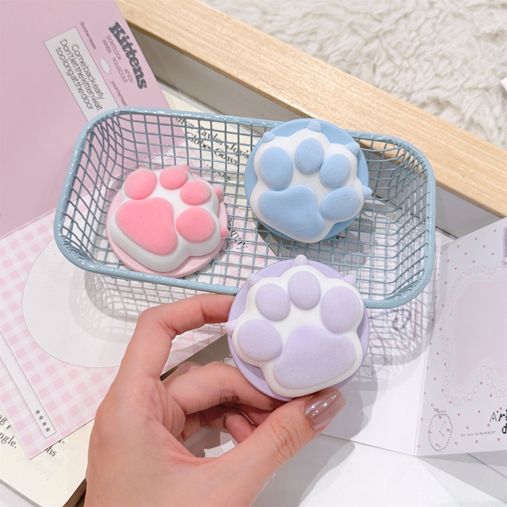 แมวน่ารัก Paw วงเล็บแม่เหล็กพร้อมขายึด Grip Tok Griptok ที่วางโทรศัพท์ ...