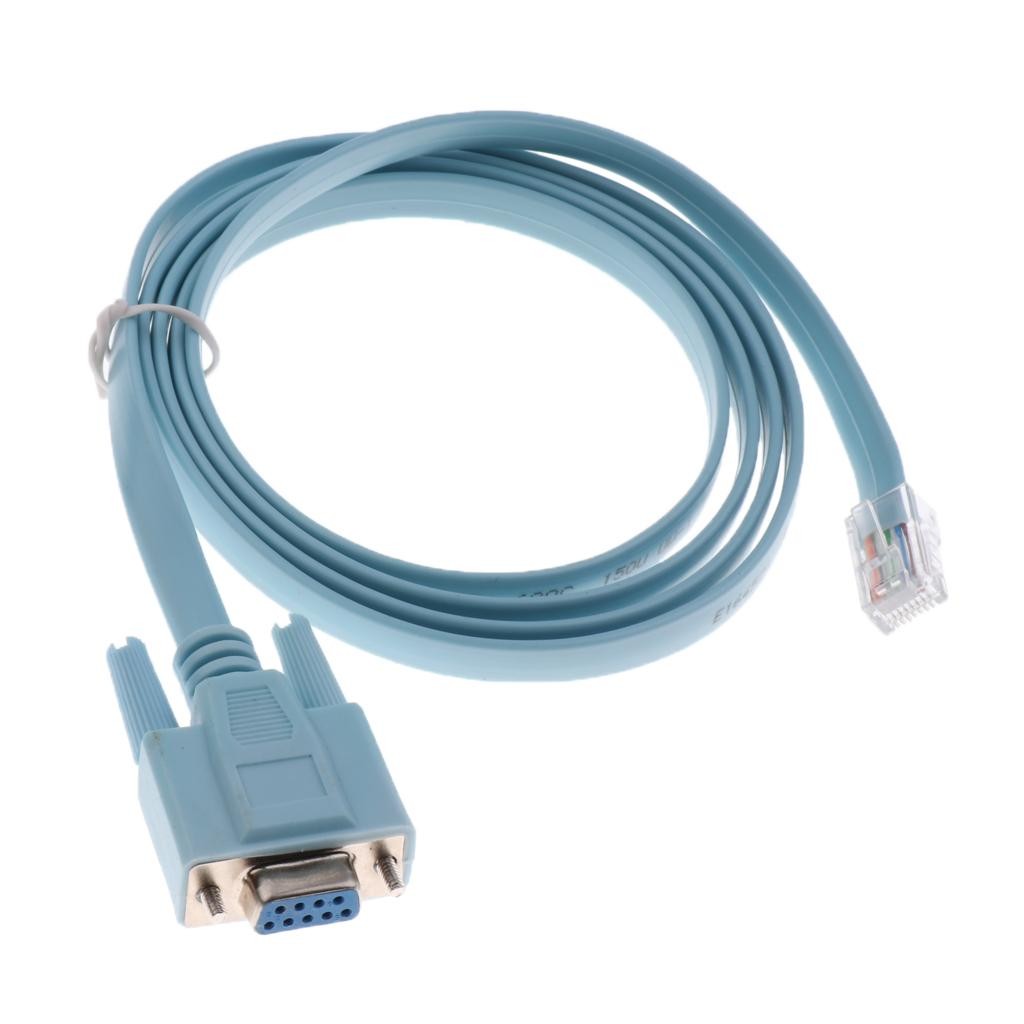 [unjitsh] 1.8M 9pin to RS232 Serial Female Ethernet Network LAN Adapter ...
