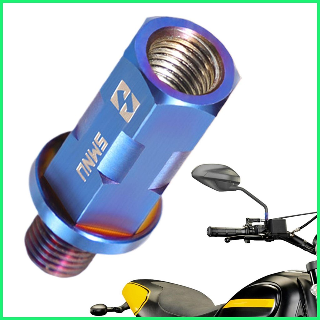 กระจกรถจักรยานยนต์ Extender Bolt Handlebar Mount สแตนเลส M8 M10 Bolt ...