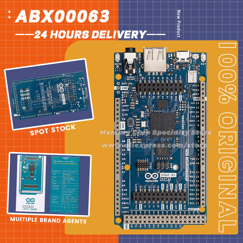1ชิ้น/ล็อต! Arduino GIGA R1 บอร์ดพัฒนา WiFi ABX00063 STM32H747XIH6 dual-core ใหม่ | Shopee Thailand