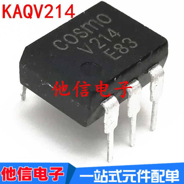 การพิมพ์ผ้าไหม: V214 Optocoupler Solid State Relay KAQV214 In-Line DIP6 ...