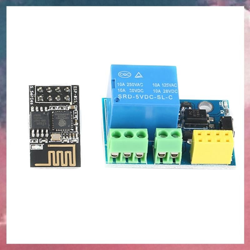 ESP8266 ESP-01S โมดูลรีเลย์ WIFI สมาร์ทซ็อกเก็ตโมดูล WIFI ไร้สาย ESP ...