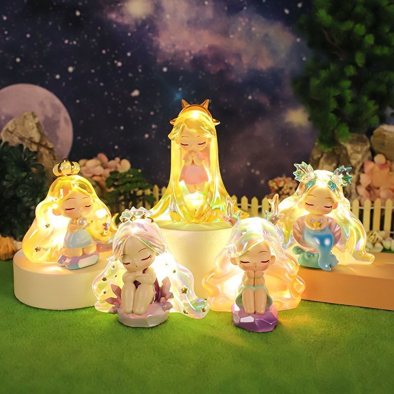สุดเว่อร์! Dreamy Spirit Lamp กล่องสุ่มโคมไฟกระจกใส ของตกแต่งโต๊ะเรือง ...
