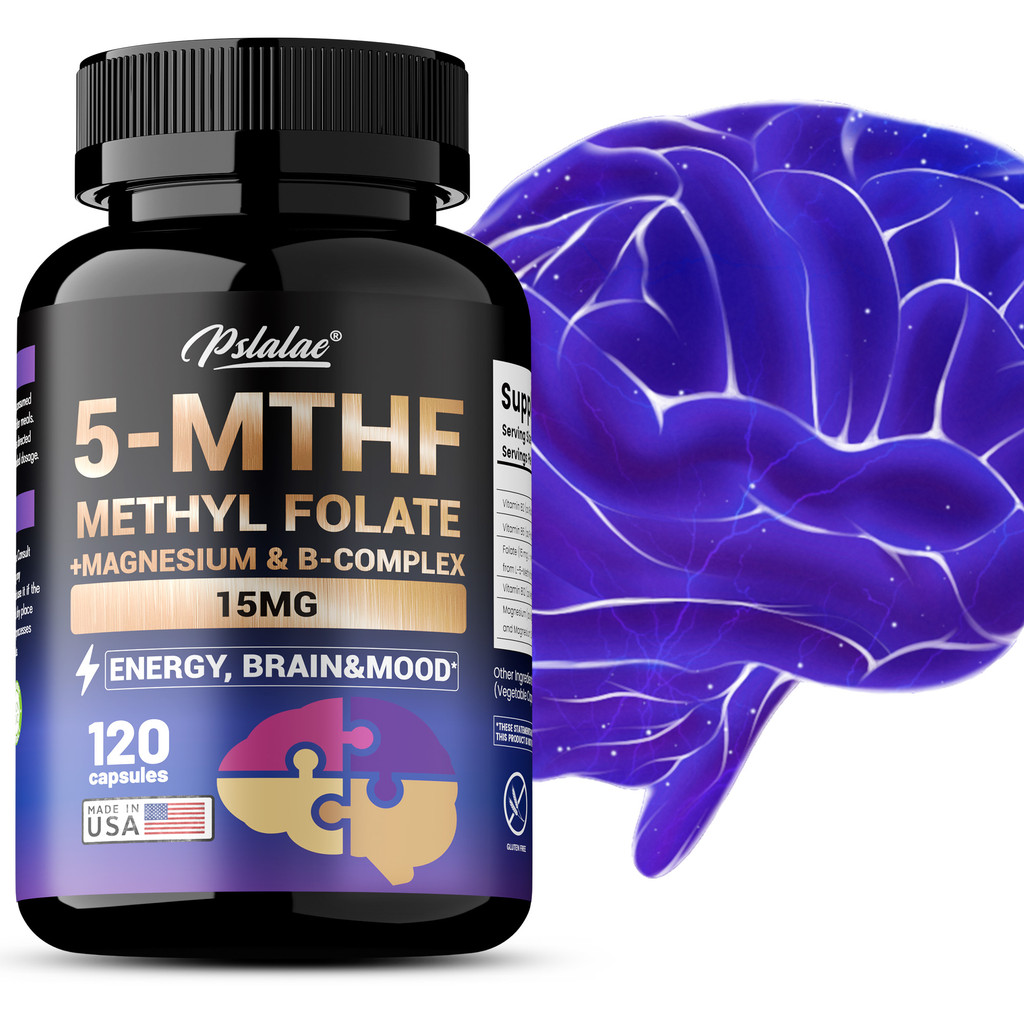 B-Complex & Methylfolate Capsules, วิตามิน B2, B12 & Folate, รองรับระบบ ...