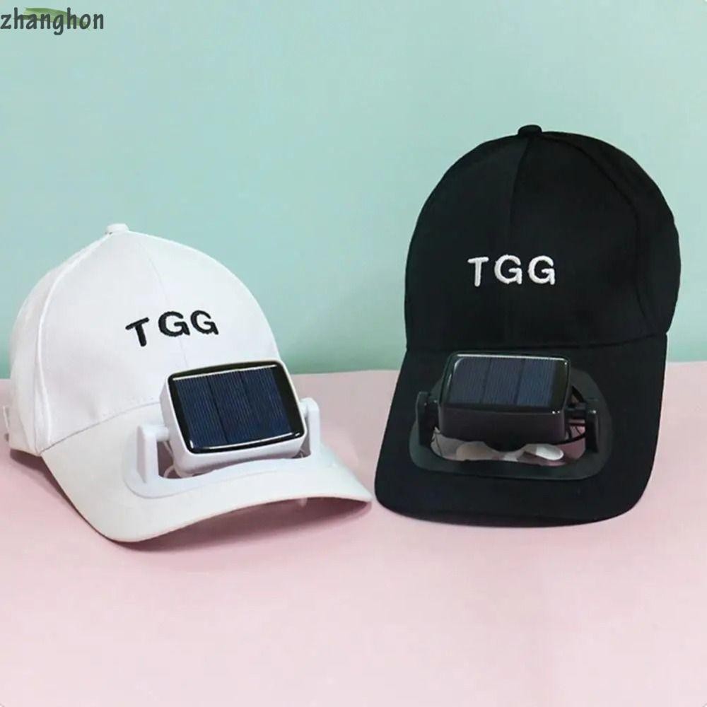 ZHANGHONG พัดลม Sunhat, ชาร์จ USB พัดลมเบสบอลหมวก,แบบพกพาลมแรงปีกยาวพร้อมพัดลมระบายความร้อนหมวก ...