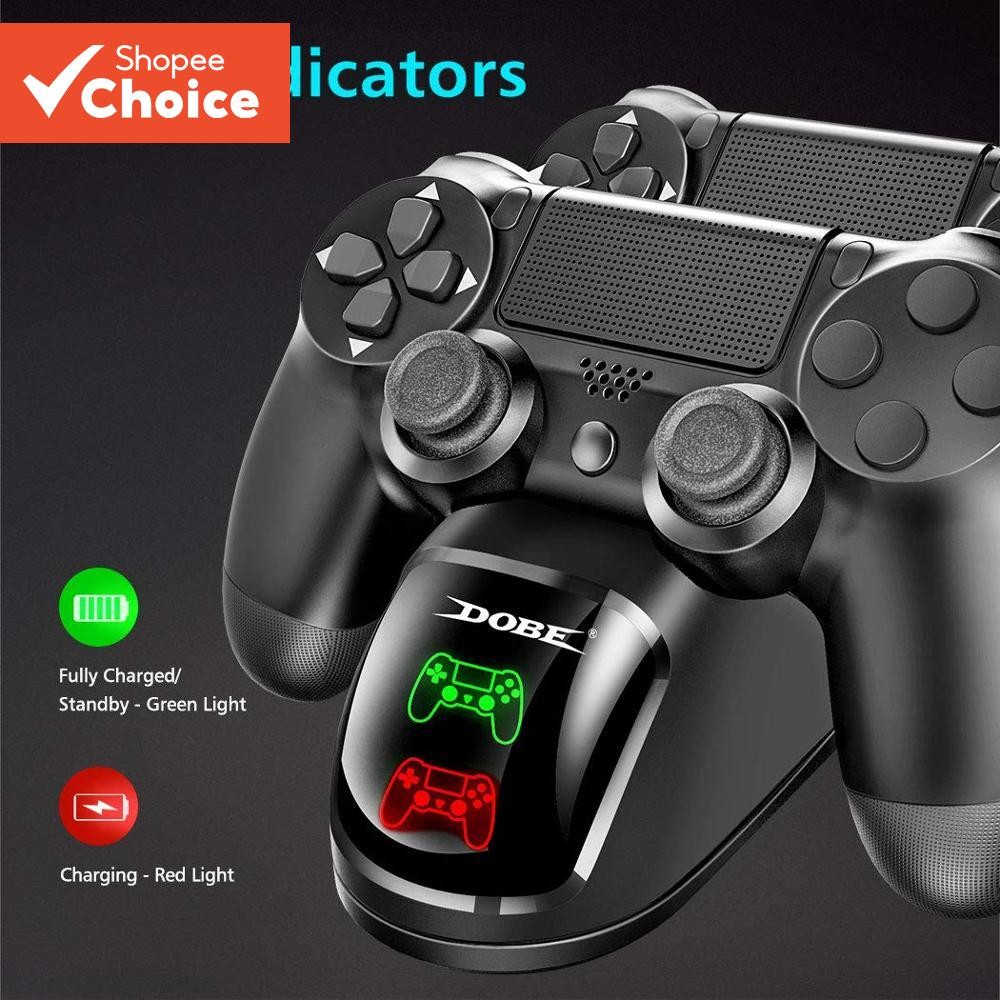 สําหรับ Playstation 4 Controller Fast Charging Stand ตัวบ่งชี้ LED ...