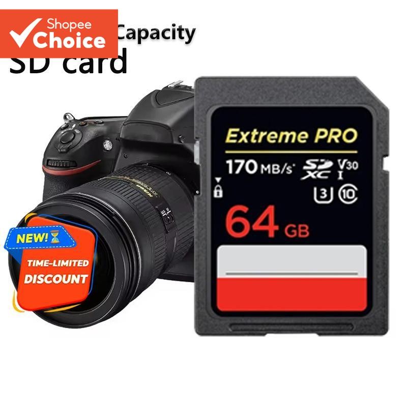 32gb/64gb Class 10 SD Card - การ์ดหน่วยความจํากันน้ําความเร็วสูงสําหรับ ...