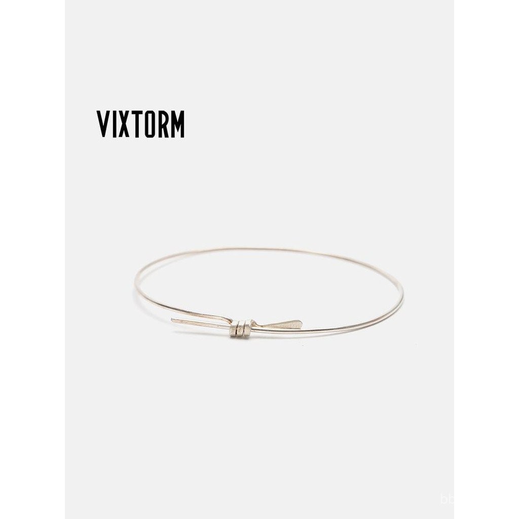 สร้อยข้อมือเงินแท้ 990 น้ำหนักเบา VIXTORM ดีไซน์ดั้งเดิมทำมือสไตล์ป่าเปิด Liberto | Shopee Thailand