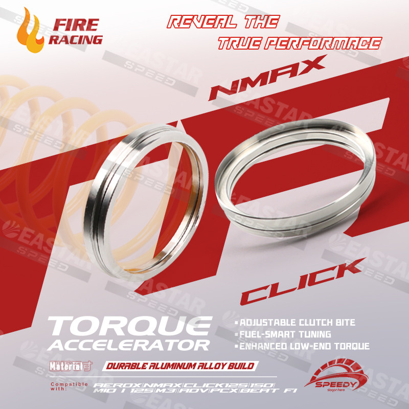 RACING Nmax Aerox Click Mio i 125 M3 PCX ADV Beat Fi Giorno Leadแหวนรอง ...